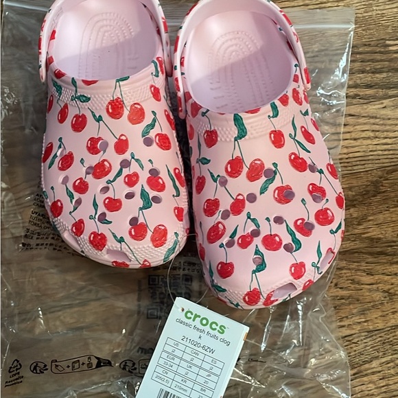CROCS | Shoes | Crocs Cherry Print Clogs | Poshmark